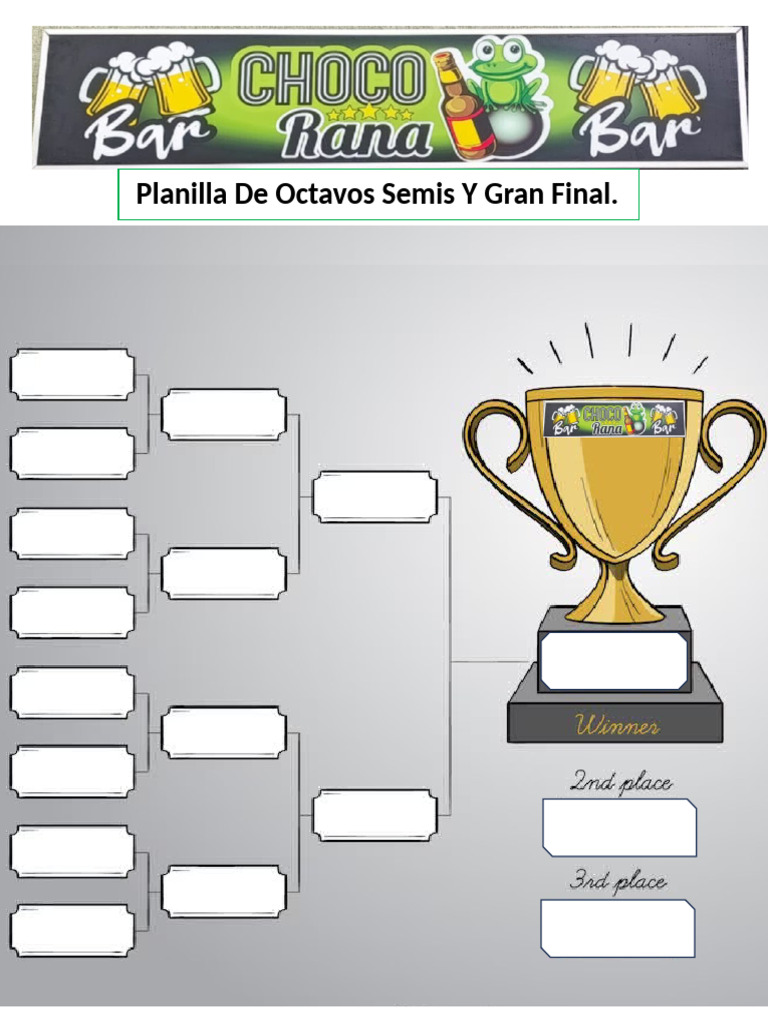 Planilla de Octavos Semis Y Gran Final | PDF