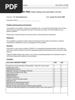 Knee Examination OSCE Checklist Geeky Medics | PDF | Knee | Joints