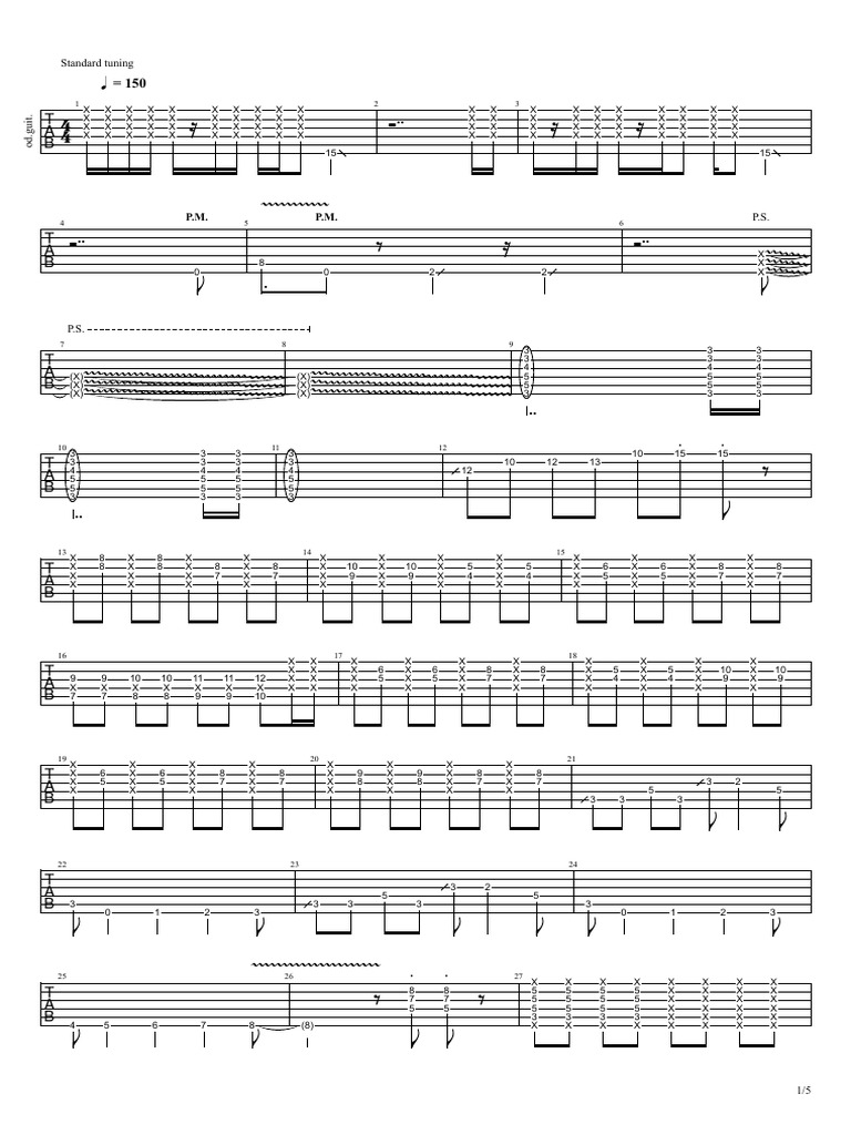 Come With Me Tabs | PDF