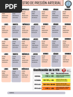 Bitácora de Presión Arterial | PDF