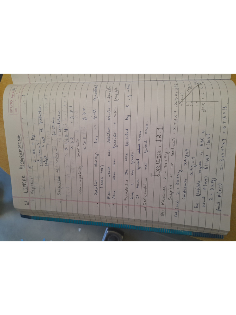 Linear programming-1 | PDF