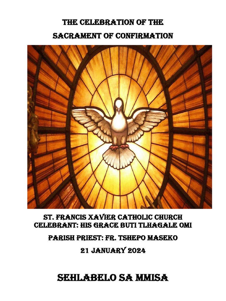 Confirmation Is Francis | PDF | Jesus | God The Father