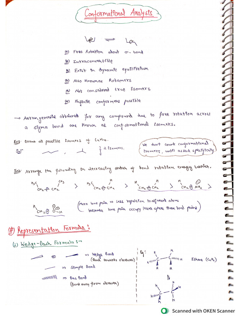 Conformational Analysis | PDF