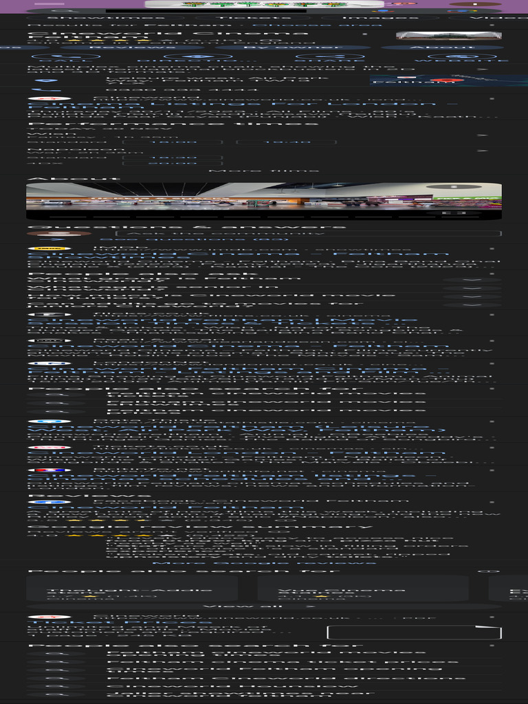 Feltham Cineworld Movies - Google Search | PDF | Movie Theater