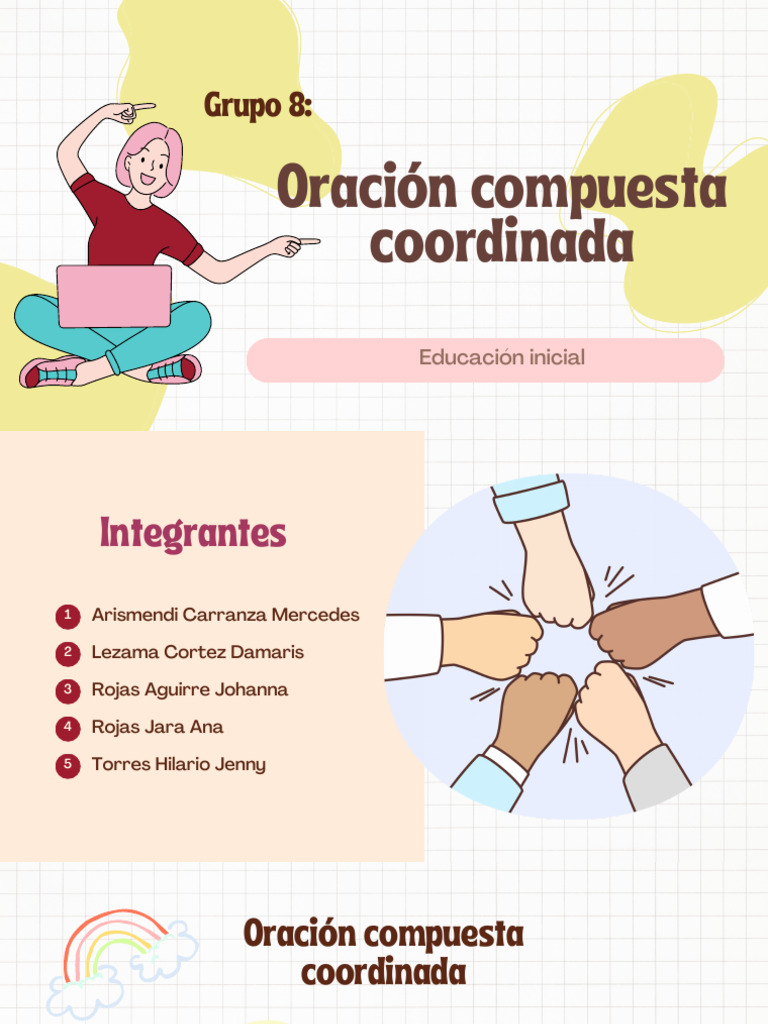 Oración Compuesta Coordinada | PDF | Oración (Lingüística) | Predicado ...