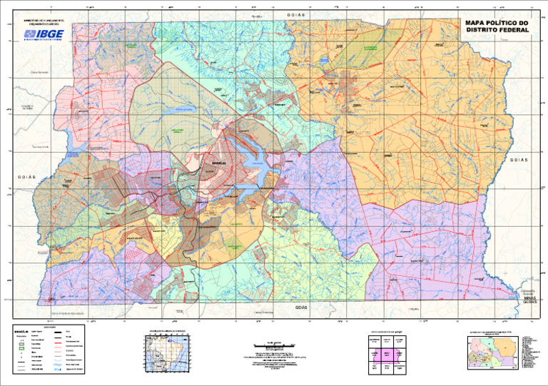 Mapa Distrito Federal Politico Baixar | PDF