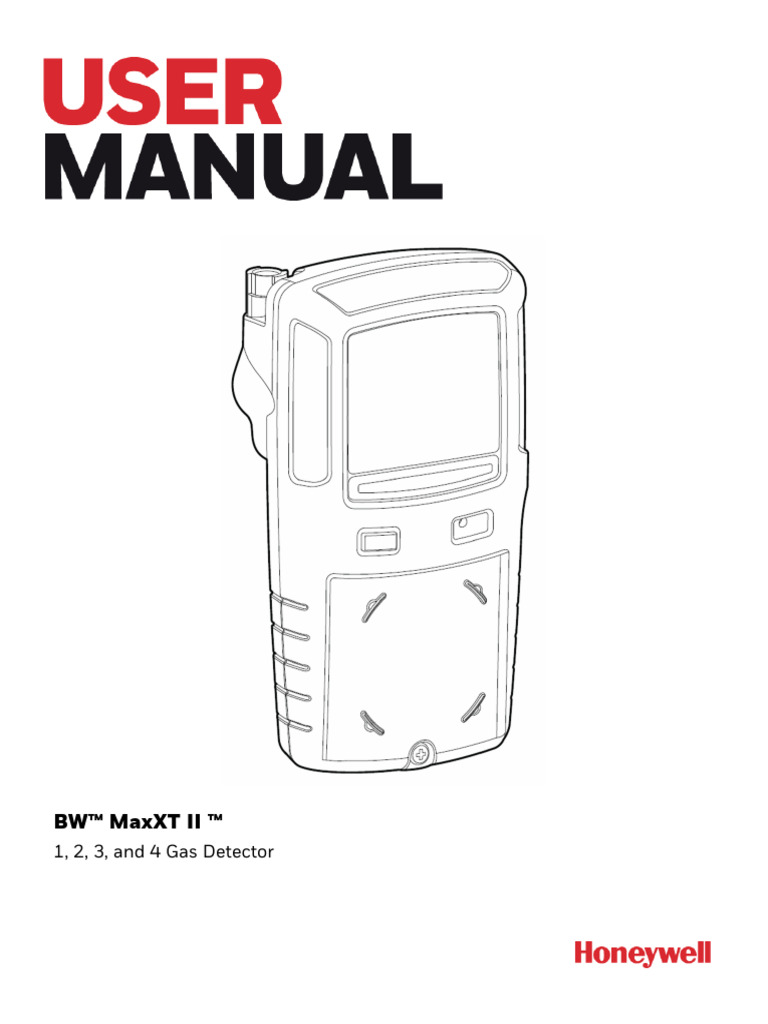 Honeywell BW Max XT II Gasalertmaxxt-Ii-En | PDF