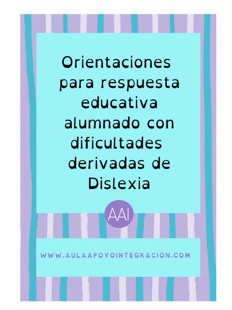 Estrategias Educativas para Dislexia | PDF | Dislexia | Comprensión lectora