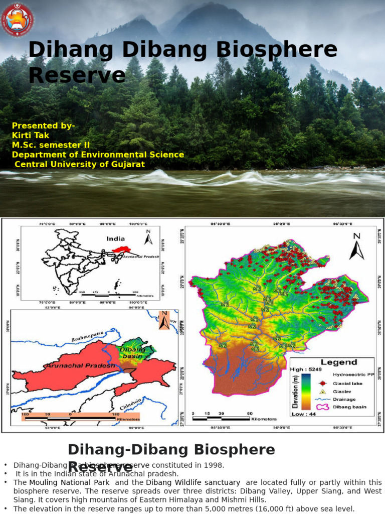 Dihang-Dibang Biosphere Reserve Overview | PDF