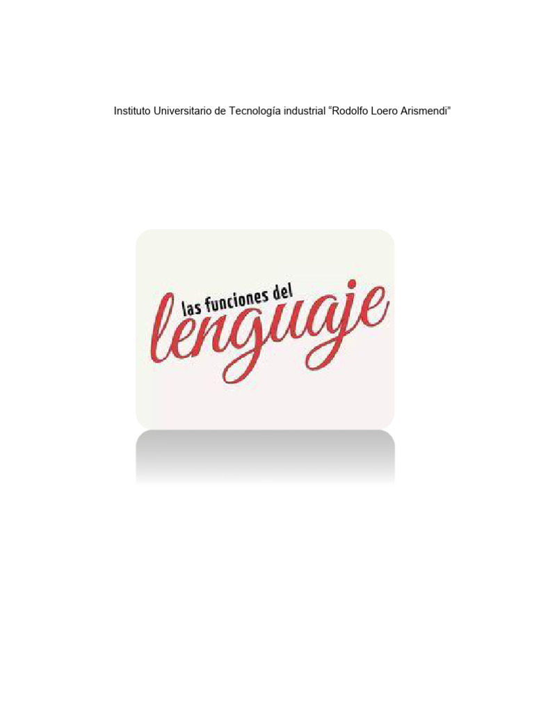 Funciones del Lenguaje según Jakobson | PDF | Comunicación ...