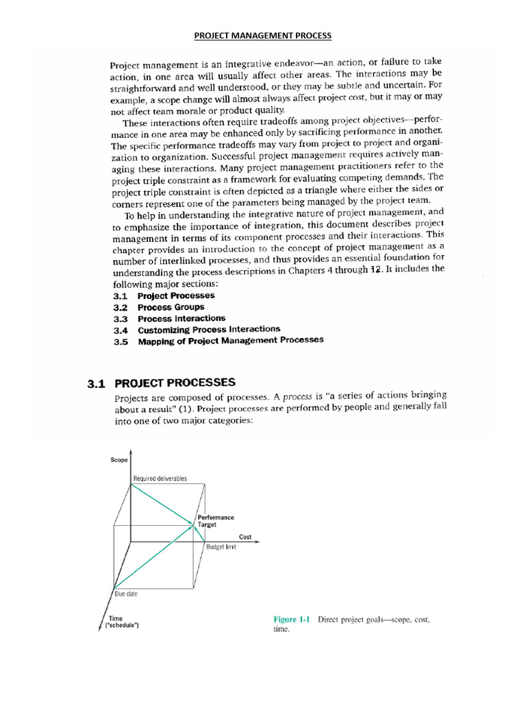 Project Management Process | PDF