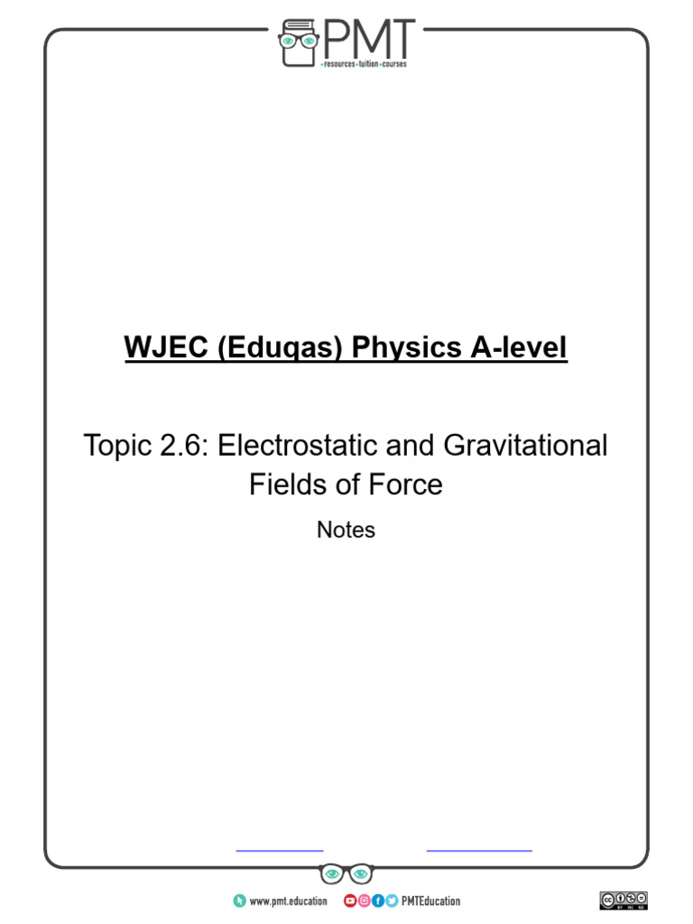 2.6. Electrostatic and Gravitational Fields of Force | PDF | Potential ...