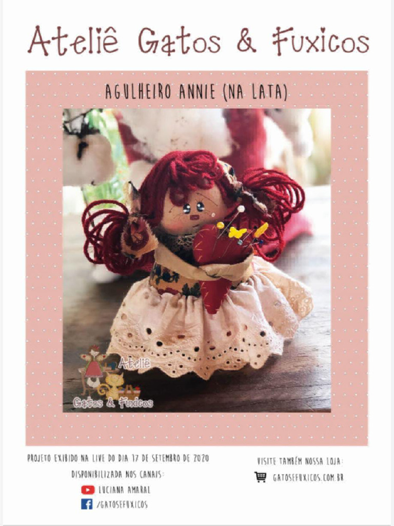 Agulheiro Annie Na Lata de Manteiga | PDF