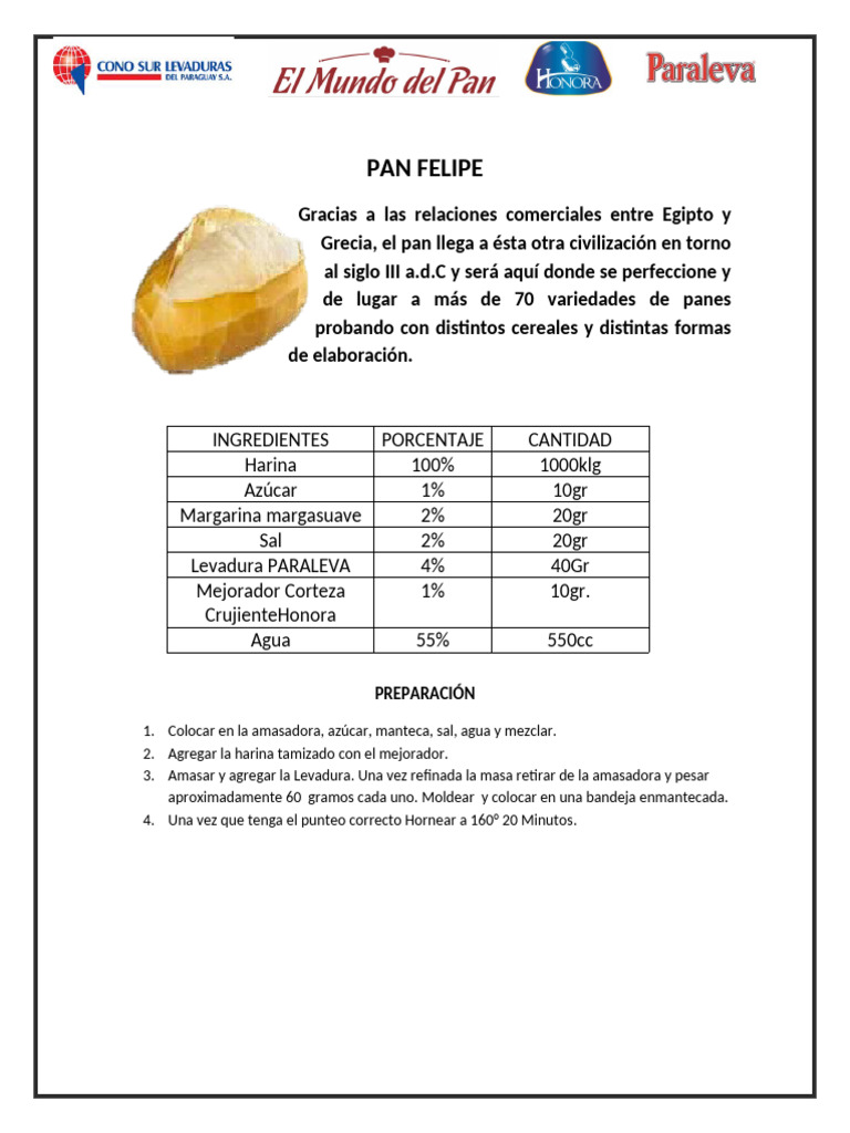 Pan Felipe | PDF