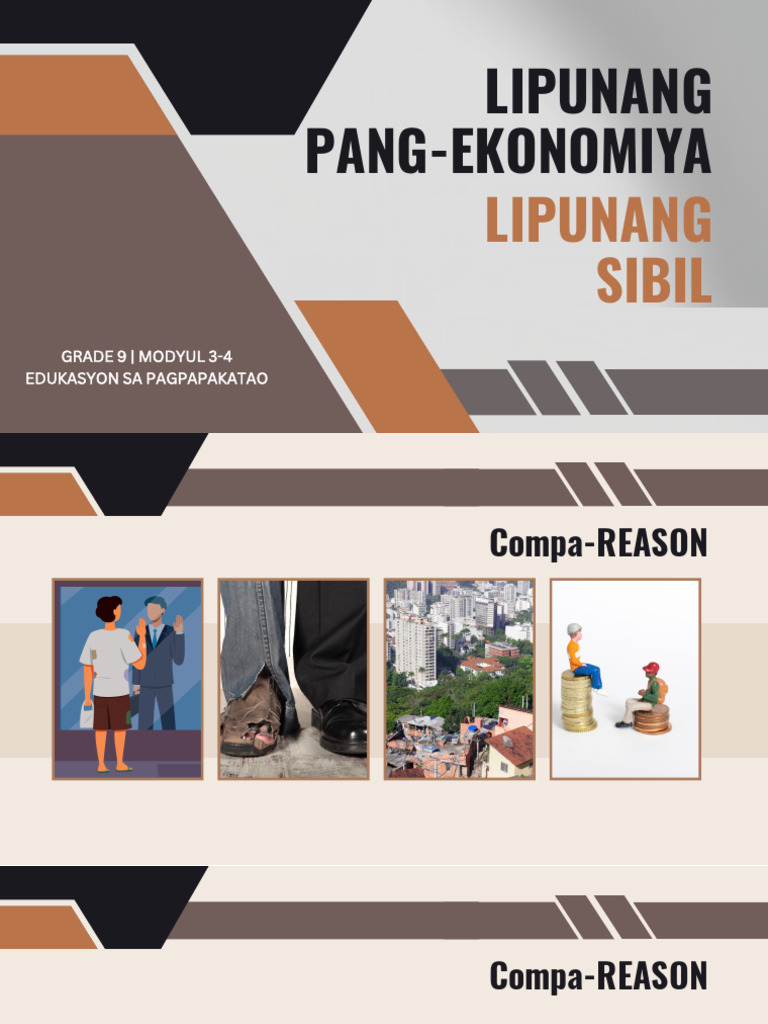 Esp 9 Lipunang Pang Ekonomiya Lipunang Sibil | PDF