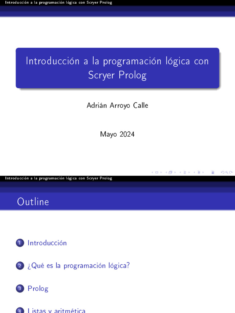 Introduccion Programacion Logica Scryer Prolog | PDF | Lógica ...