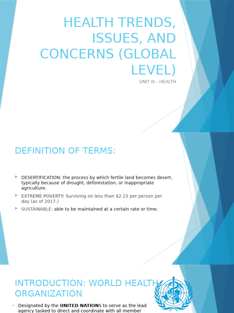 Global Health Trends and Challenges | PDF | Millennium Development ...