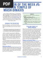 EEWA Conjuration Pillar and Hanuman Altar | PDF