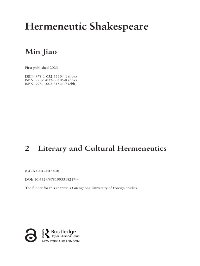 9781003318217_10.4324_9781003318217-4 | PDF | Hermeneutics | Martin ...