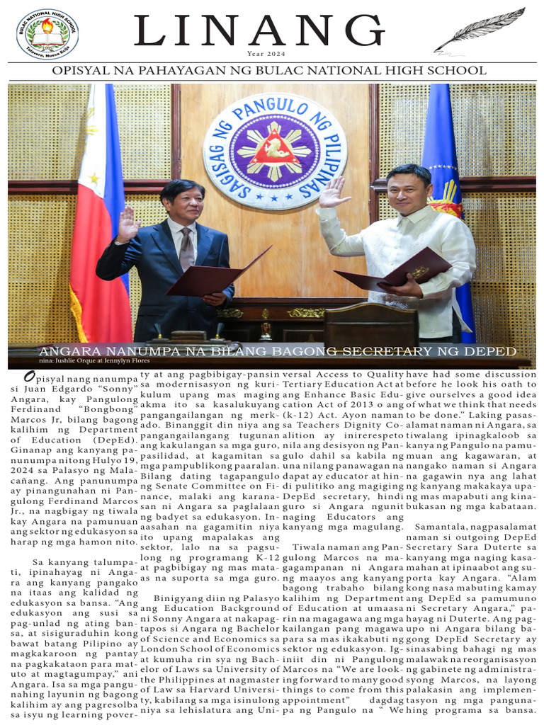 Linang Frontpage | PDF