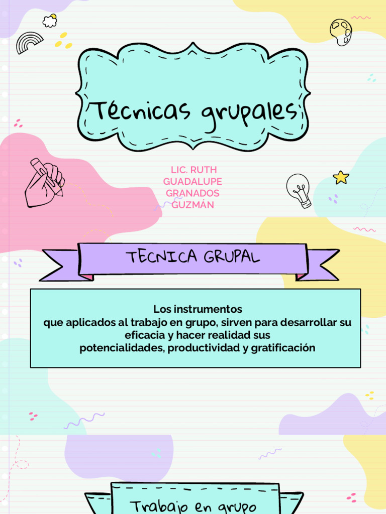 Tecnicas Grupales | PDF | Ciencias del comportamiento | Sicología