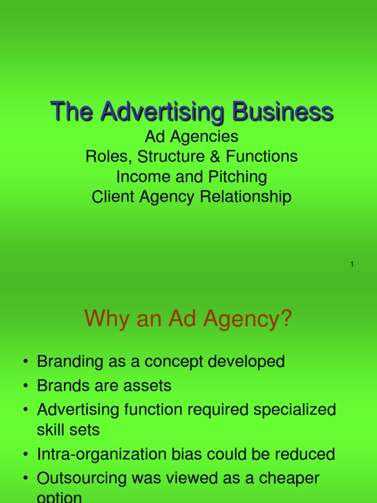Understanding Ad Agency Functions | PDF | Advertising | Brand