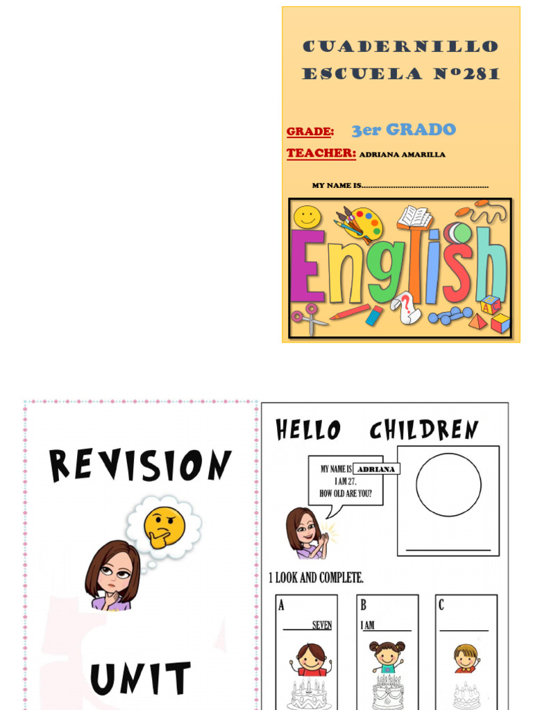 Cuadernillo 2022 3er Grado 281 | PDF