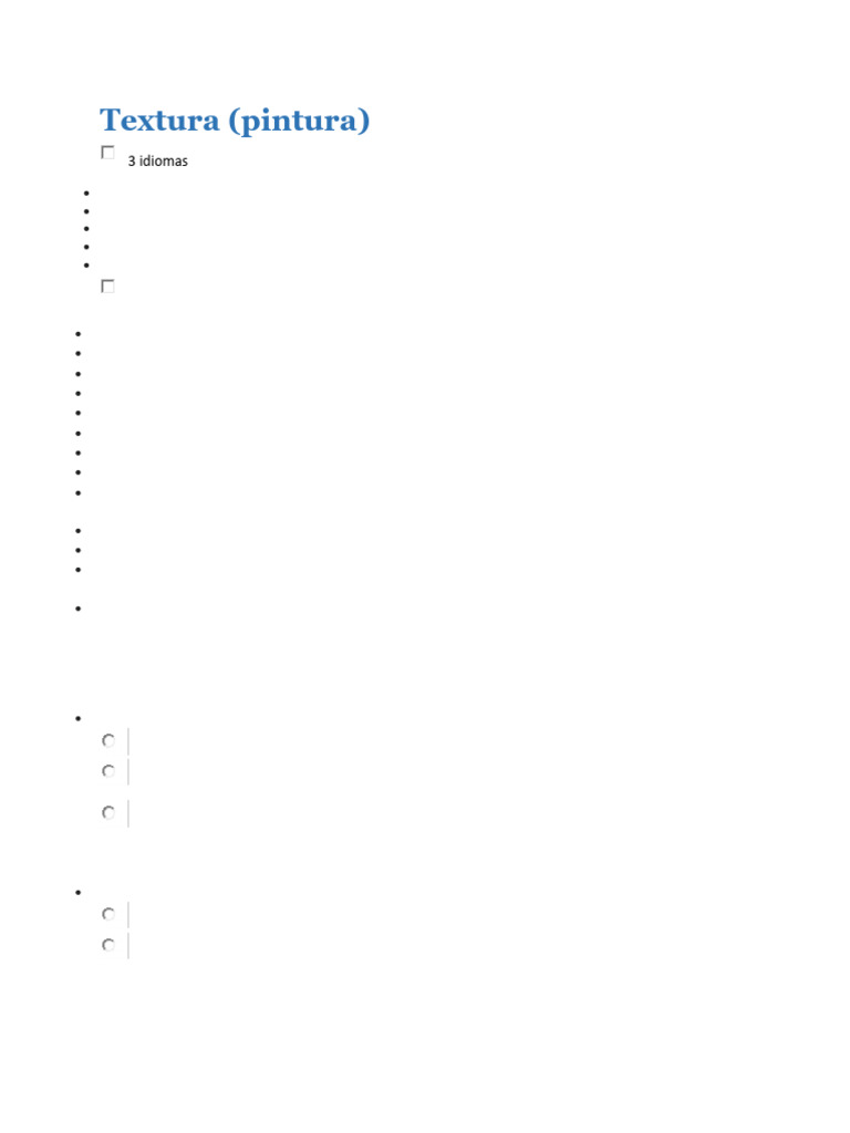 Textura | PDF | Pinturas | Lona