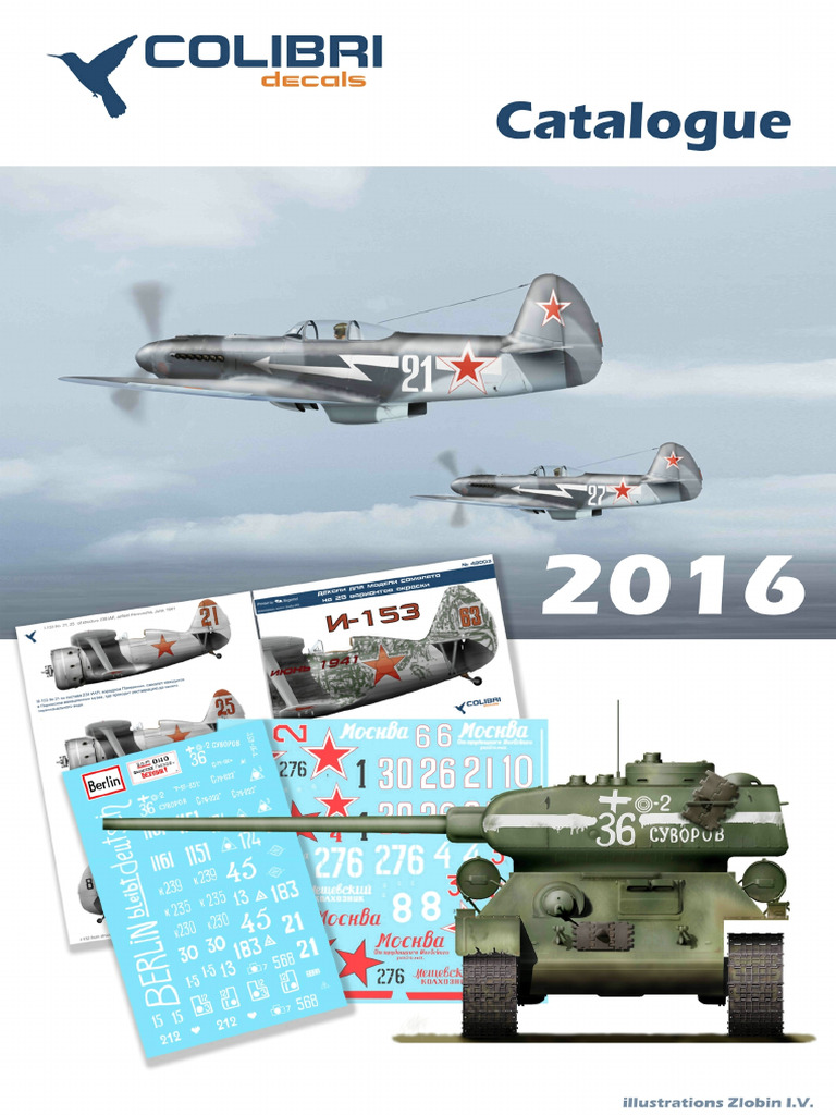 Colibri Decals 2016 | PDF