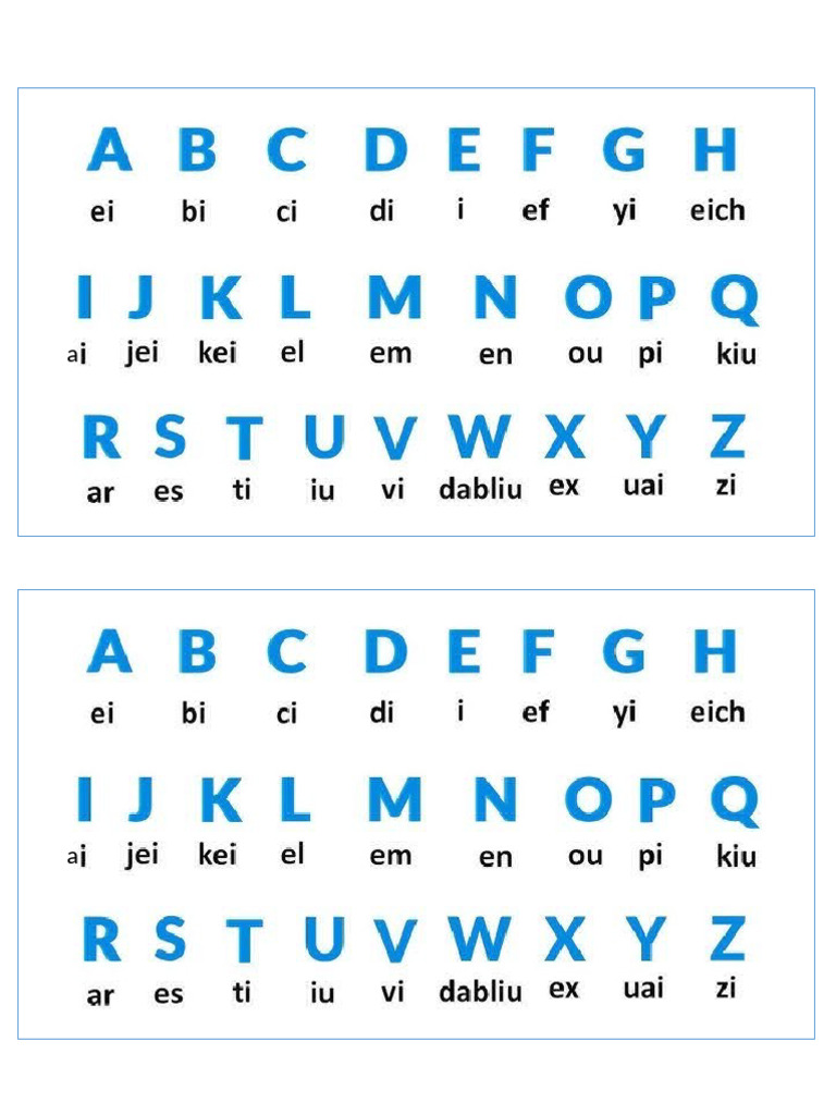ABC en Ingles | PDF