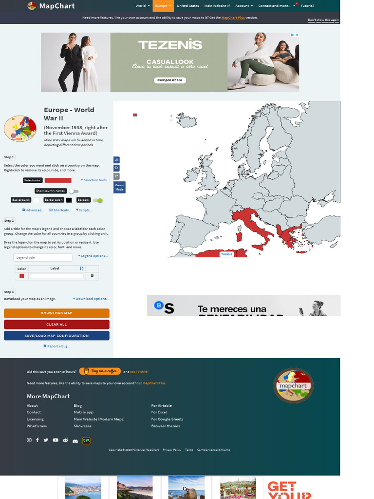 Create Your WWII Map with MapChart | PDF | Computing | Software