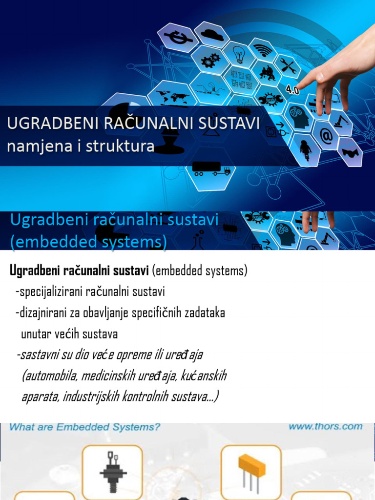 Ugradbeni Računalni Sustavi Namjena I Struktura | PDF