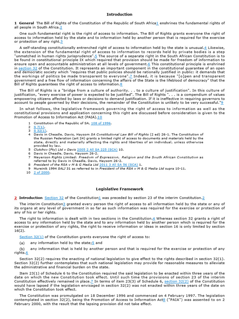 Access To Information (Volume 1 - Third Edition) | PDF | Freedom Of ...