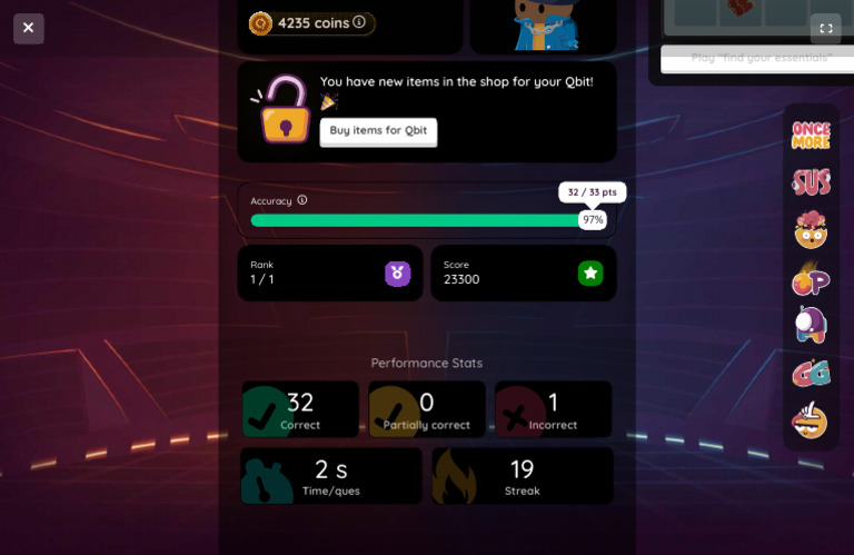 Gamers' Qbit Shop & Stats | PDF