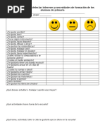 Encuesta de Intereses para Alumnos de Primaria Enfocados en La ...