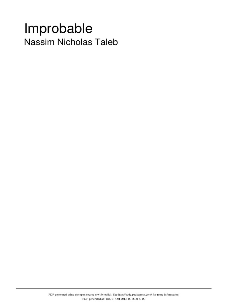 Improbable PDF Free | PDF
