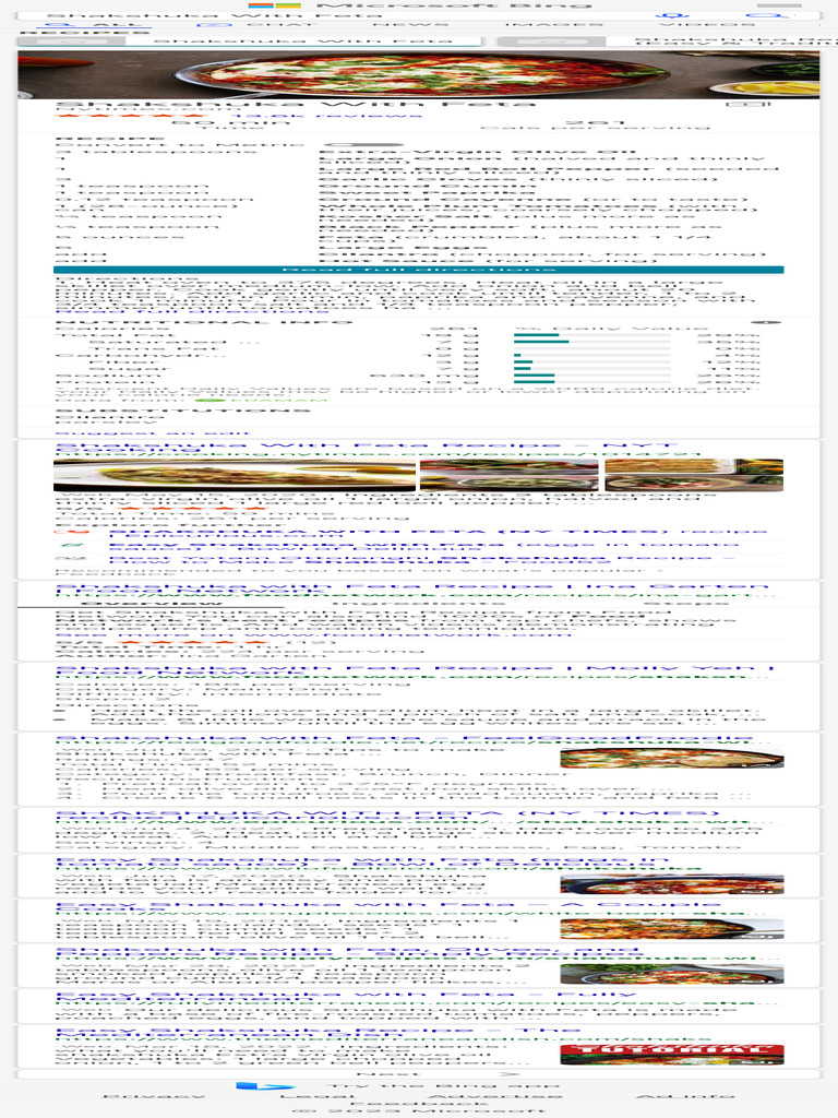 Shakshuka With Feta - Search | PDF | Teaspoon | Cooking