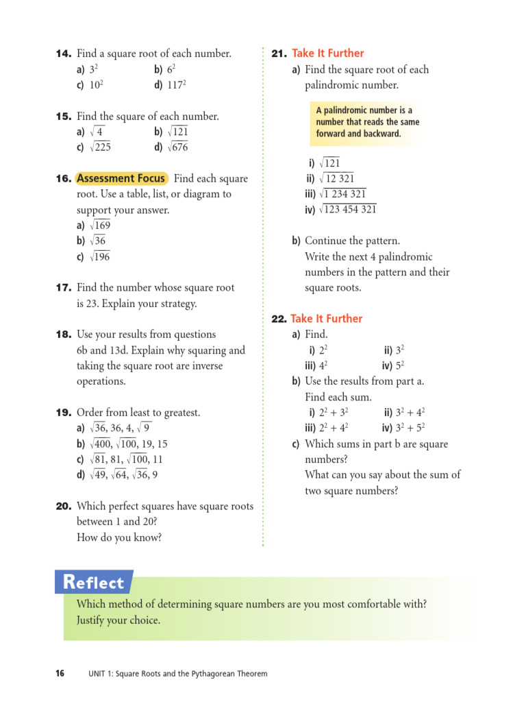 Extracted Pages From Math-Makes-Sense-8-Textbook-1 | PDF | Square Root ...