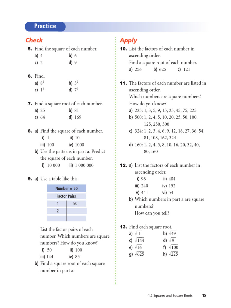 Extracted pages from Math-Makes-Sense-8-Textbook | PDF | Mathematics ...