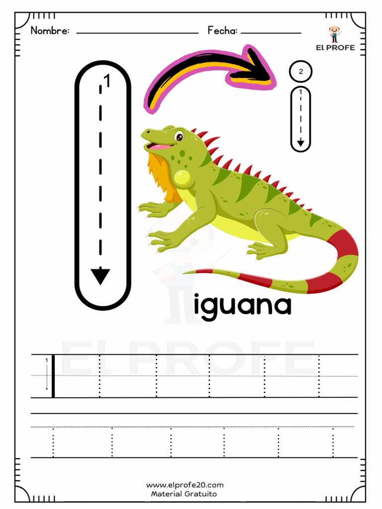 Actividades Con La Vocal I Elprofe20 | PDF
