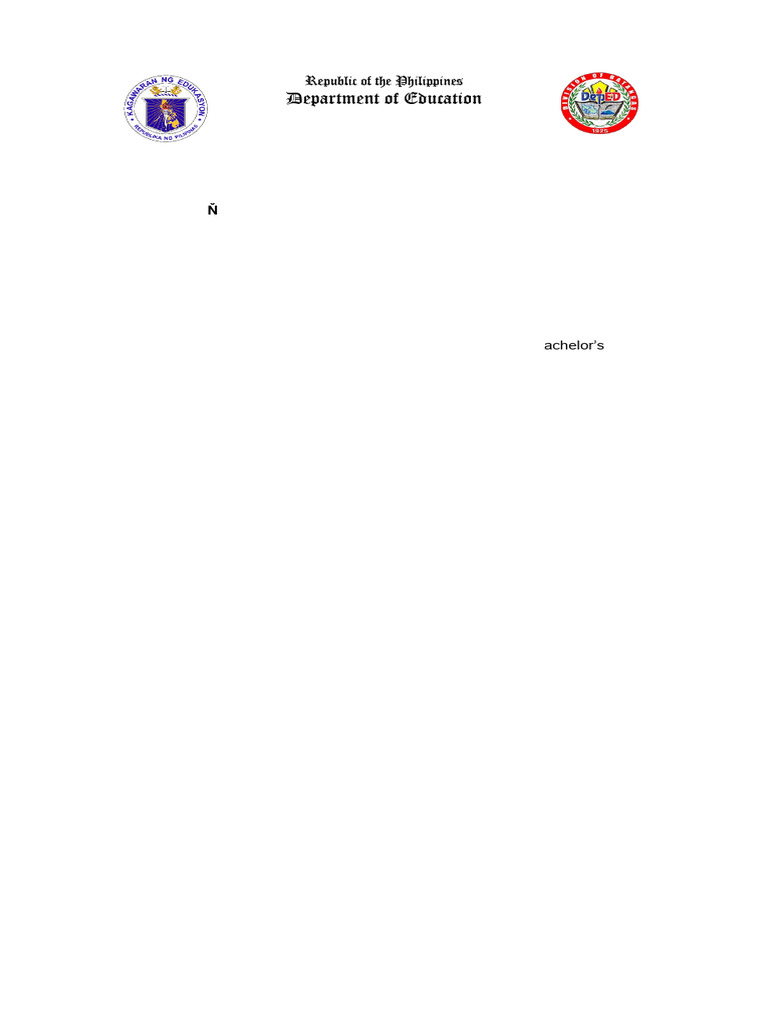 Letter of Intent JHS SHS LETTERbatangas | PDF | Teachers | Schools