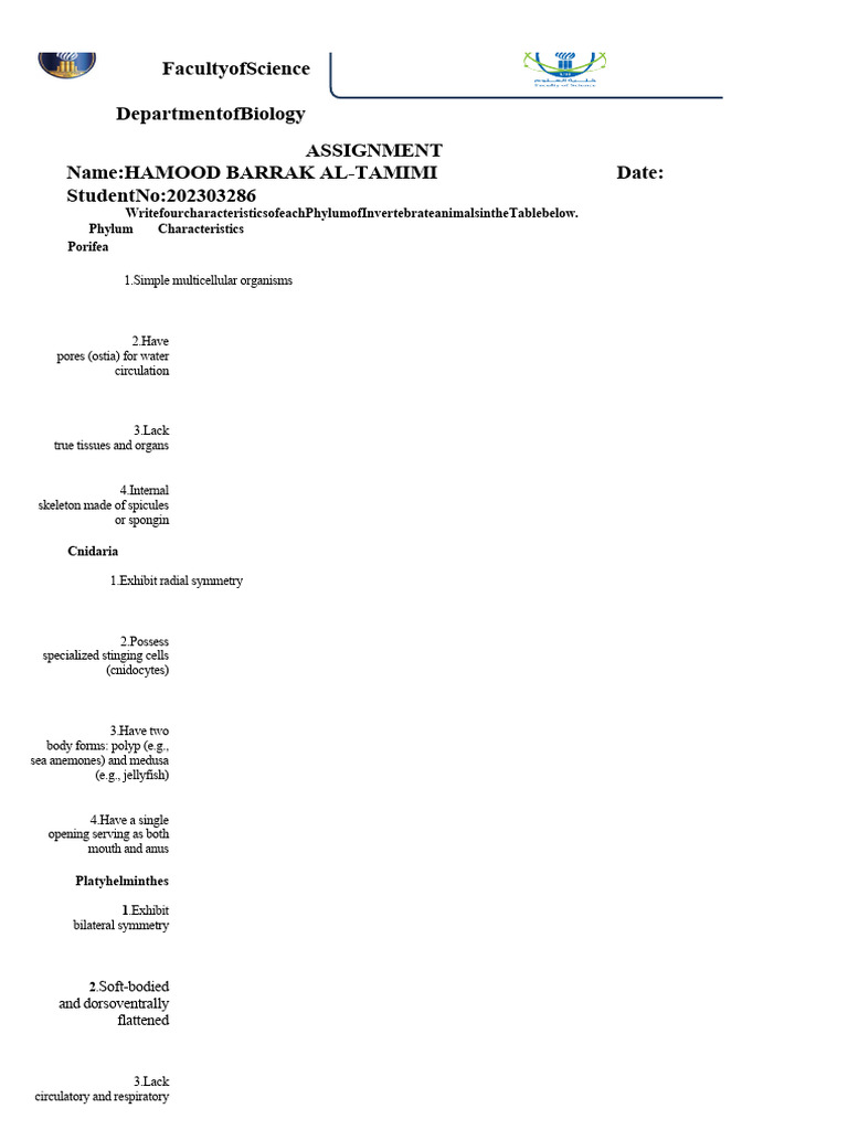 Assignment Workseet | PDF