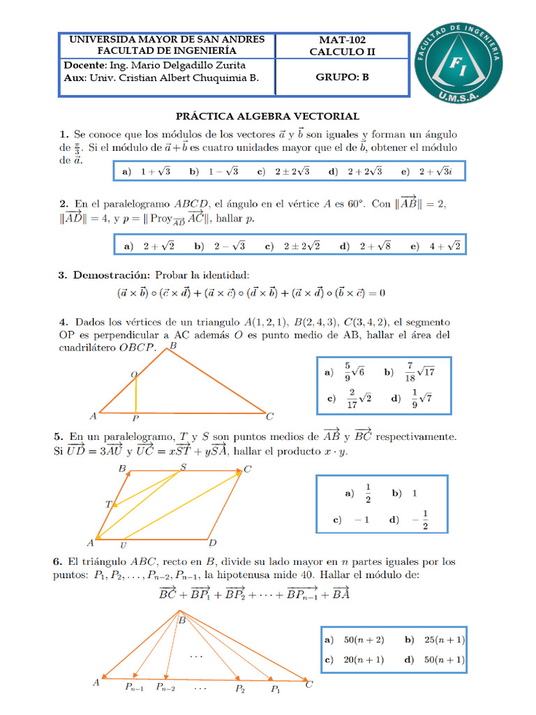 P1 MAT-102 (Primera Parte)-1 | PDF
