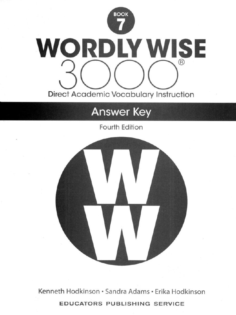 Wordly Wise 7 Answer | PDF
