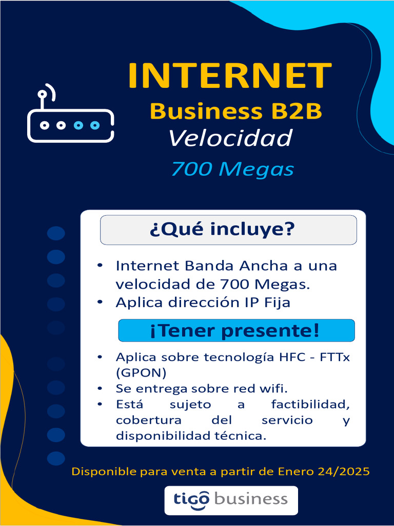 Nueva Oferta Full Tigo B2B | PDF