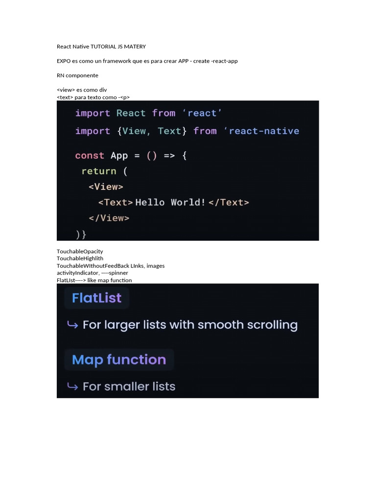React Native TUTORIAL JS MATERY | PDF