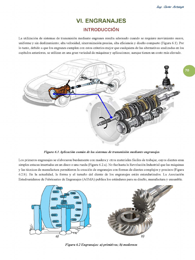 Resumen06 - Engranes y Trenes de Engranes | PDF
