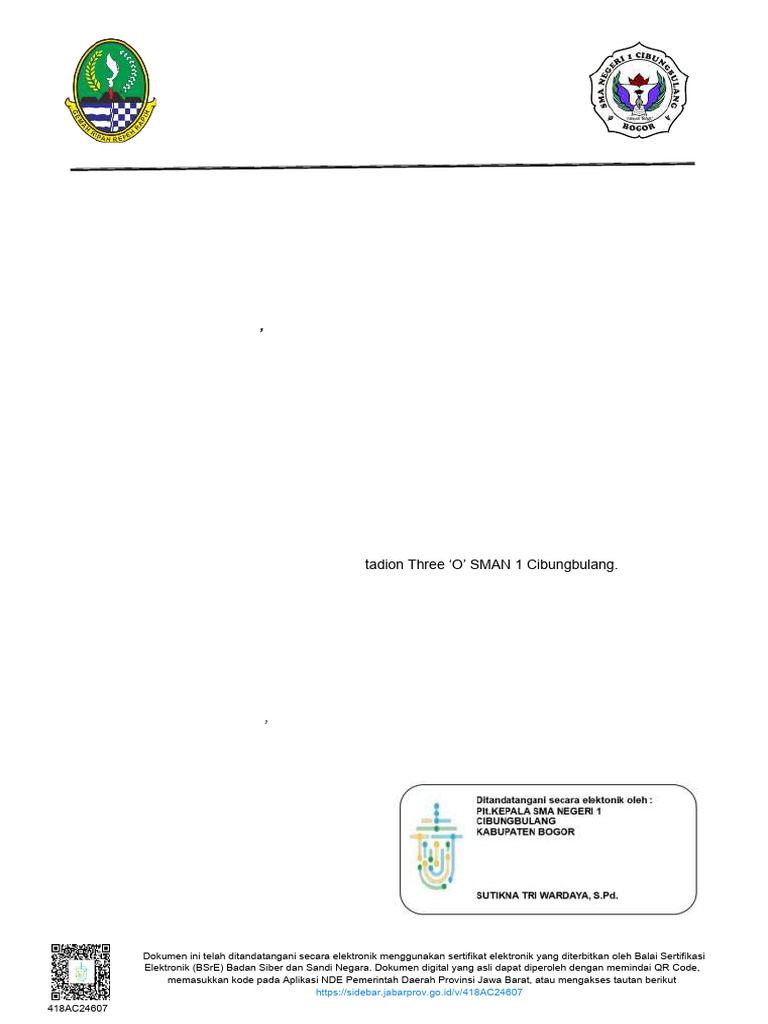 Undangan Campus Exhibition 2025 Cibungbulang | PDF