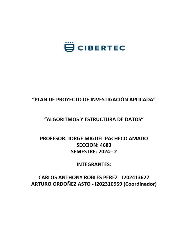 Proyecto de algoritmos y estructura de datos | PDF | Constructor (Programación Orientada a ...