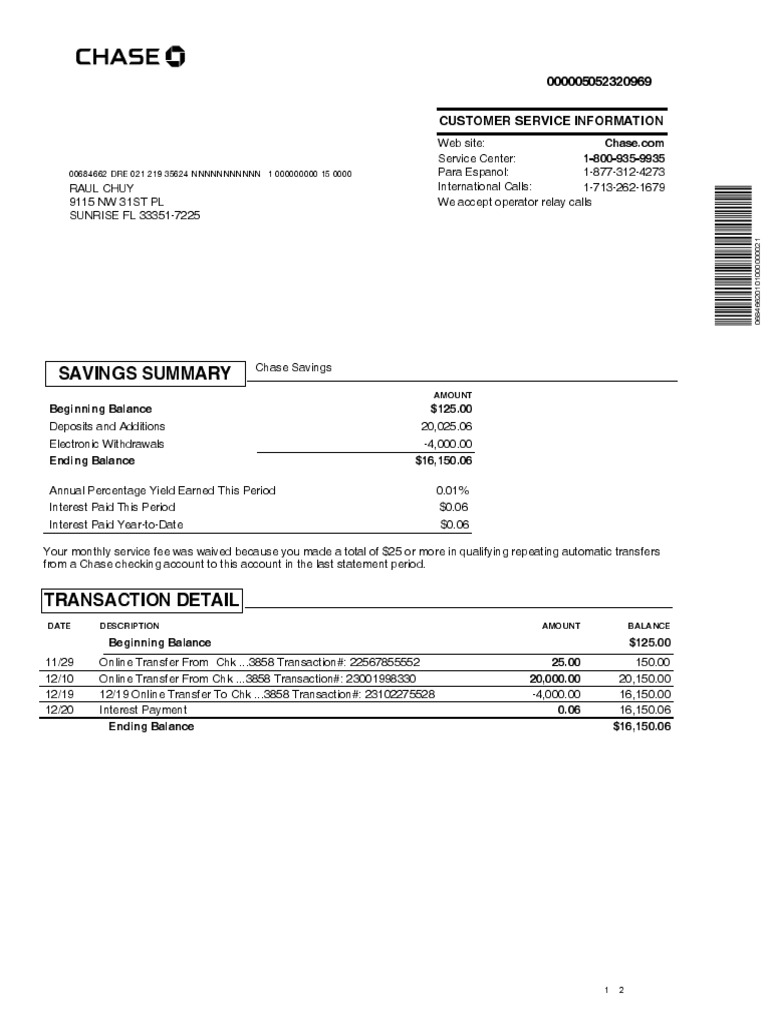 20241220-statements-0969- | PDF | Chase Bank | Financial Services